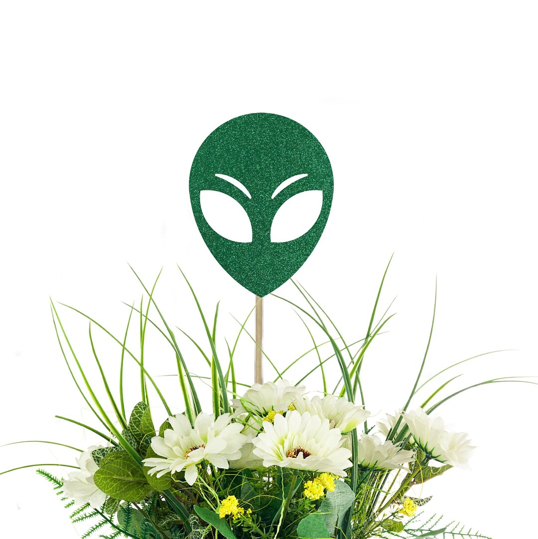 Alien Centerpiece Pick, Alien Birthday, Outer Space Party, Party Decor ...