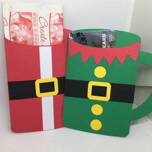 Santa Claus and Christmas Elf Hot Cocoa Pocket Mugs, Hot Chocolate ...