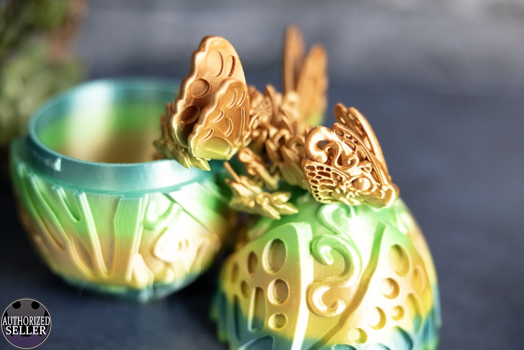 Cinderwing Baby Butterfly Dragon Short Wings - 3D Printed Dragon With ...