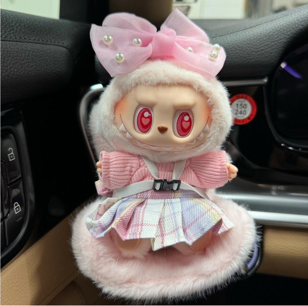 Labubu Car Seat - Labubu Chair - Fuzzy Chair - Labubu Accessories ...