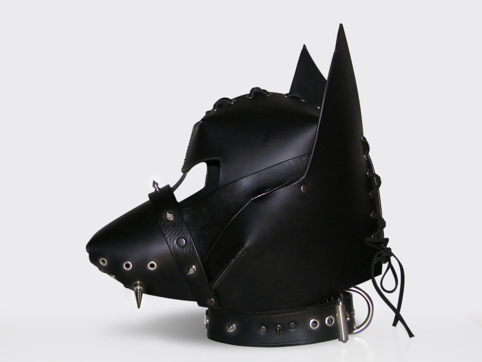 Handcrafted Leather Dog Mask. - Etsy