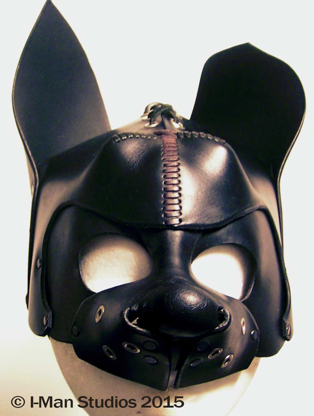 Handcrafted Leather Pup Mask. - Etsy
