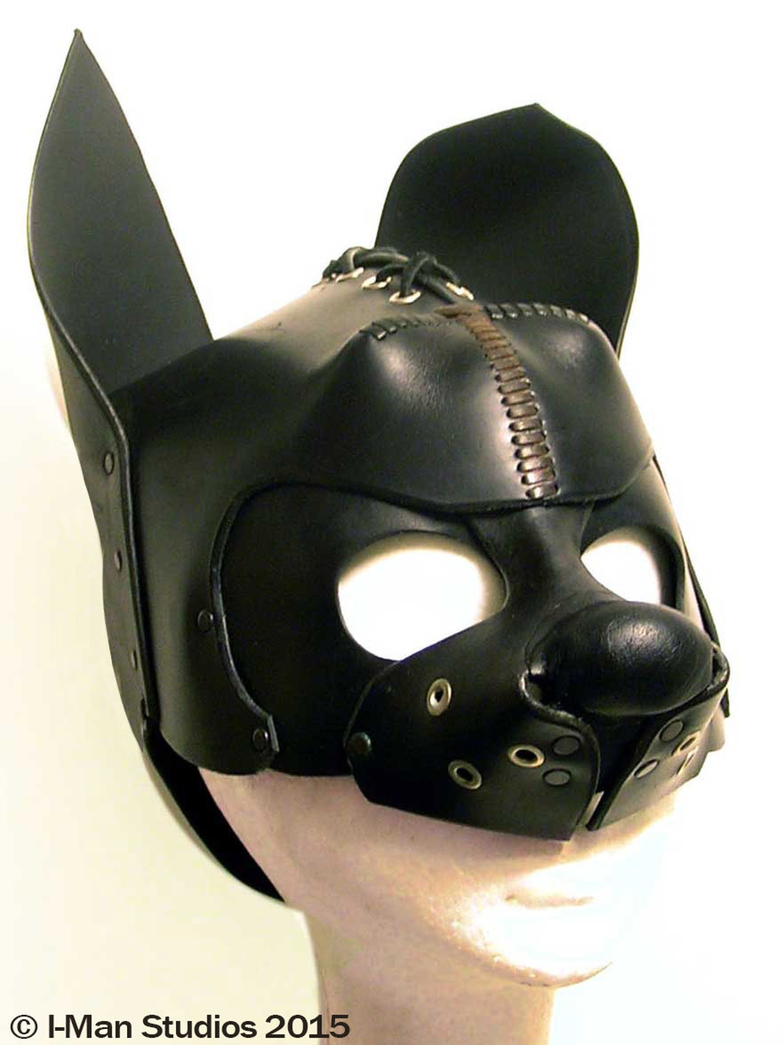 Handcrafted Leather Pup Mask. - Etsy