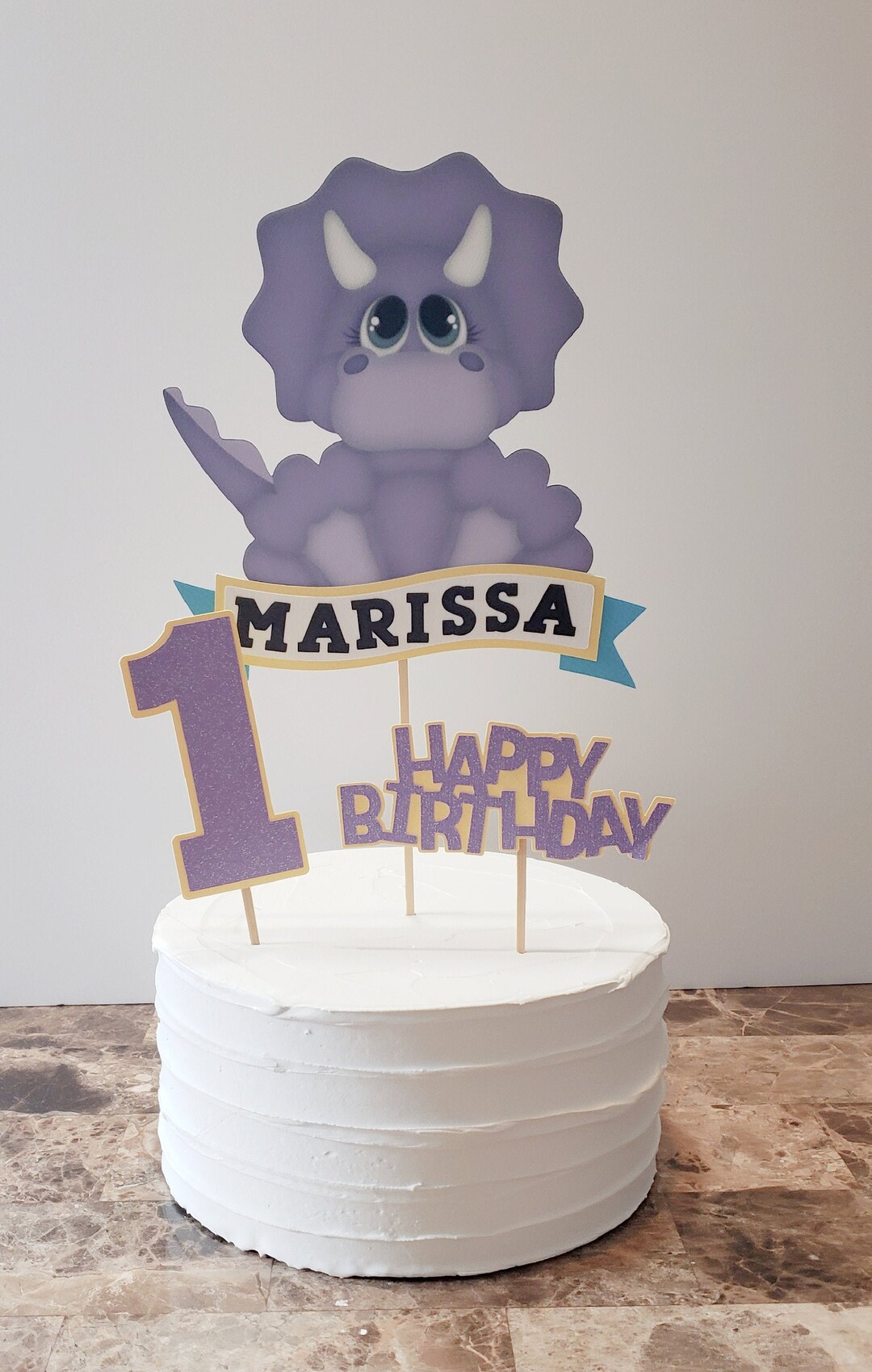 Dinosaur Cake Topper, Dinosaur Birthday Cake Topper, Birthday Cake ...