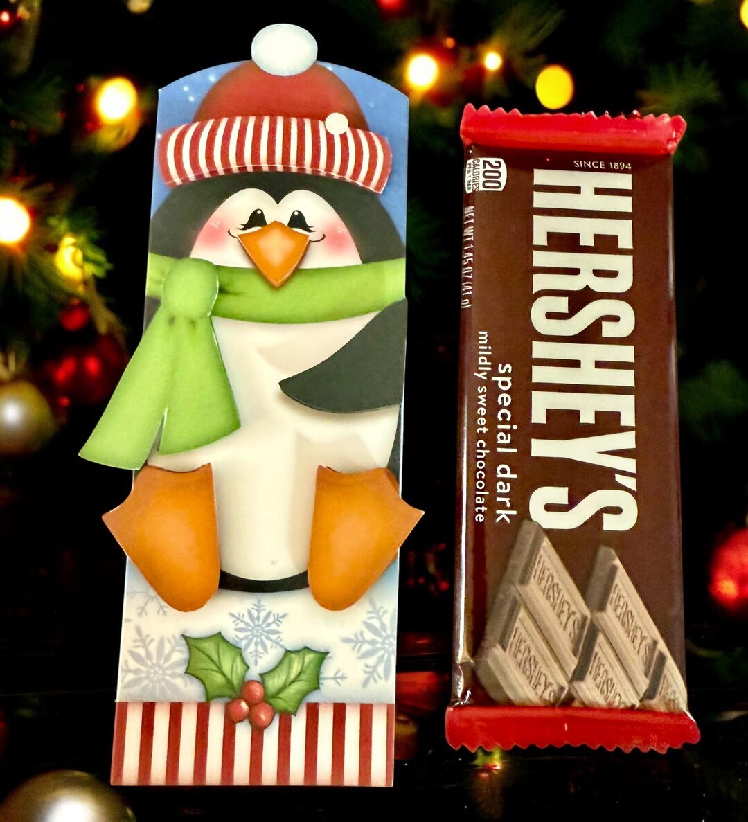 Candy Bar Wrapper, Penguin Candy Bar Wrapper, 3 D Candy Bar Wrapper ...