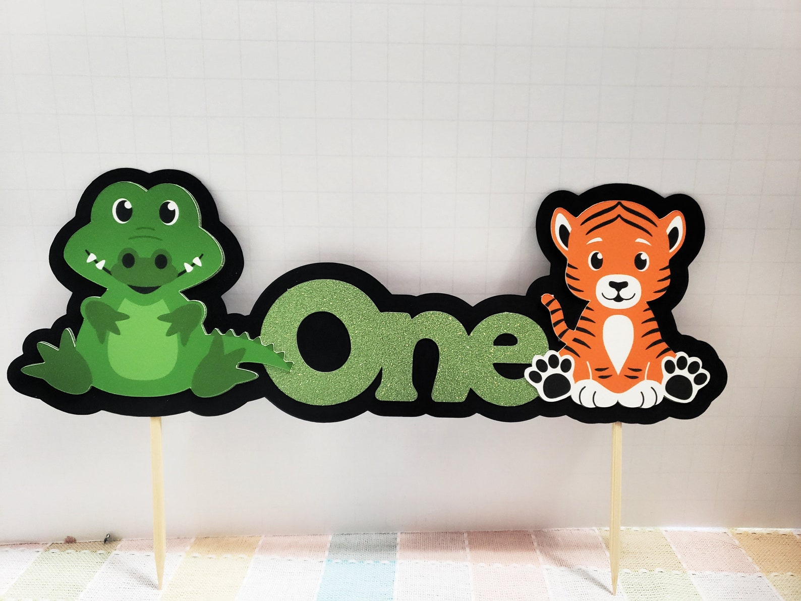 Jungle Cake Topper Zoo Cake Topper Birthday Cake Topper One | Etsy