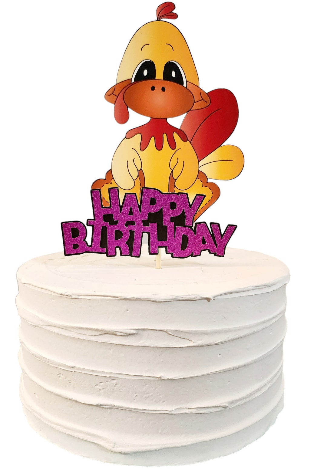 Rooster Cake Topper, Birthday Cake Topper, Farm Animal Birthday Cake ...