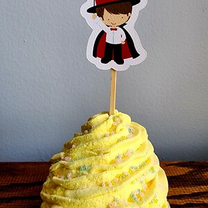 Magic Show Cupcake Toppers, Magician Cupcake Toppers, Cupcake ...