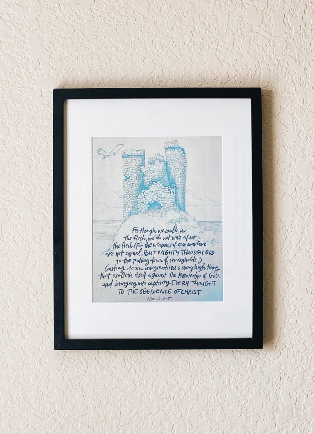 Strongholds Casting Down Imaginations Scripture Art 2 - Etsy
