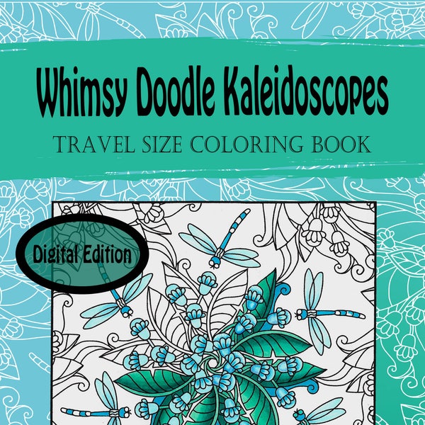 Travel Size Coloring Book - Etsy