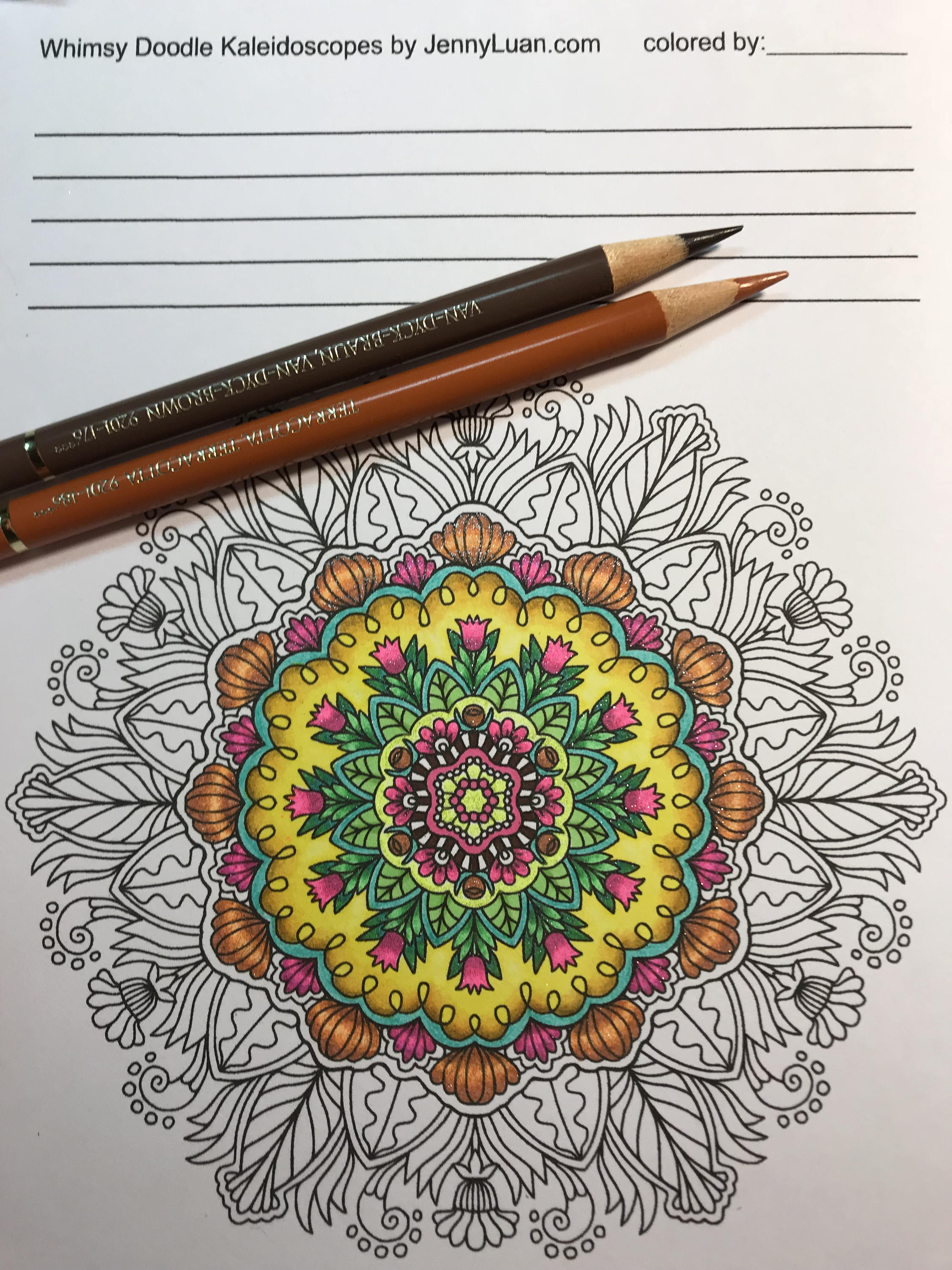 Digital Edition Whimsy Doodle Kaleidoscopes Travel Size - Etsy