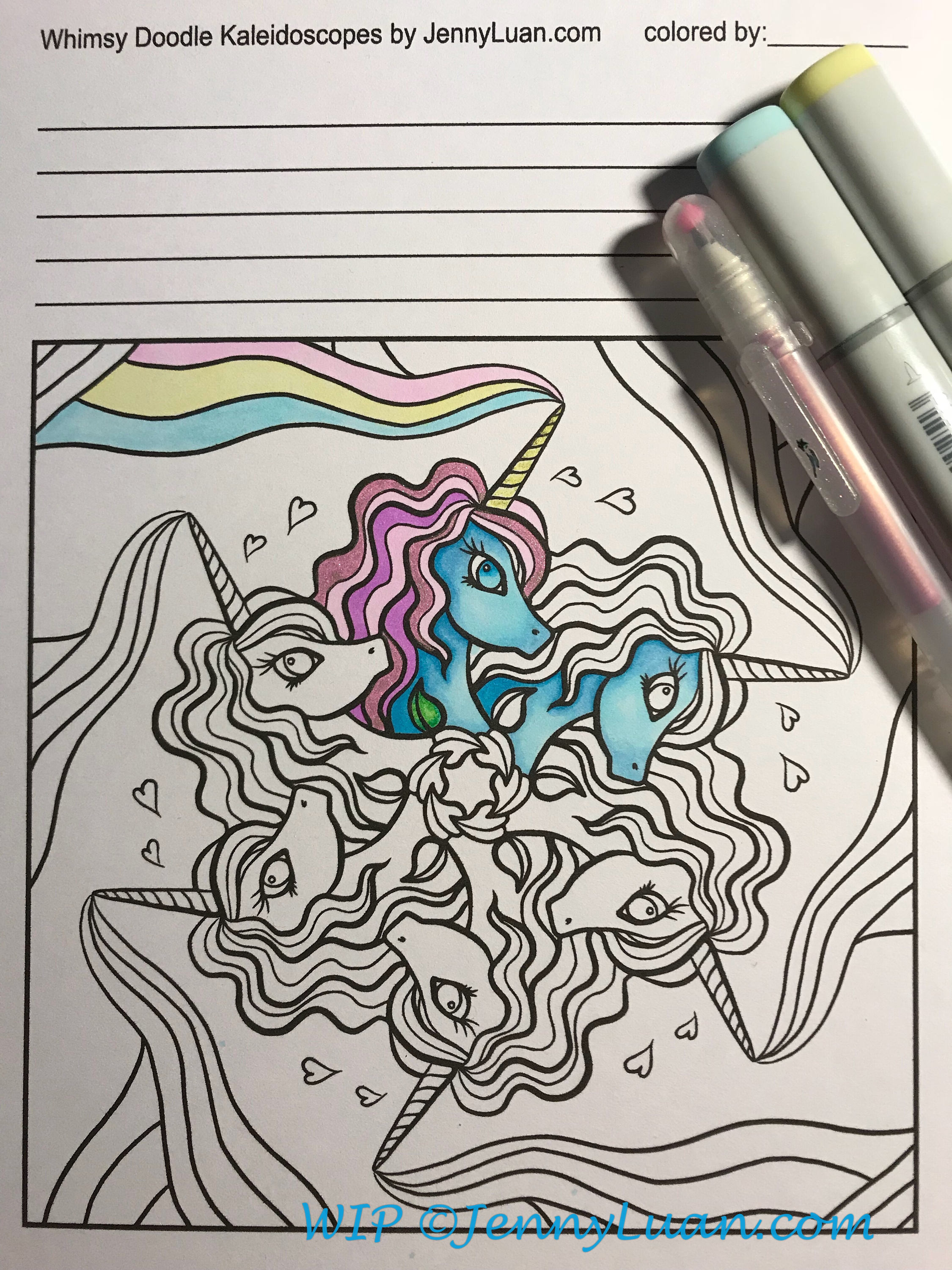 Digital Edition Whimsy Doodle Kaleidoscopes Travel Size - Etsy