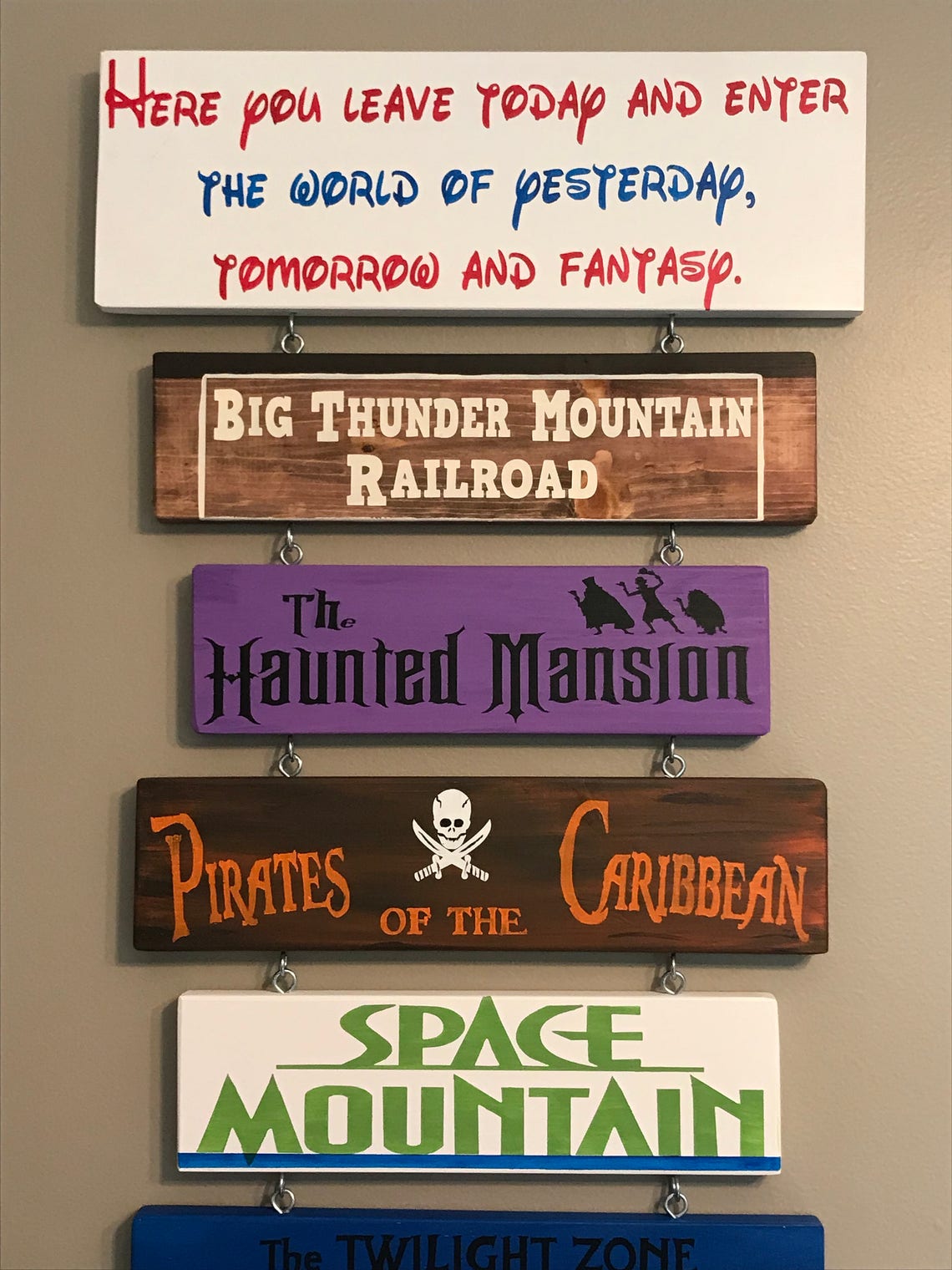 Hand painted Disney sign completely custom to your favorite | Etsy