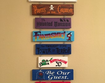 Hand Painted Disney Sign Completely Custom to Your Favorite | Etsy