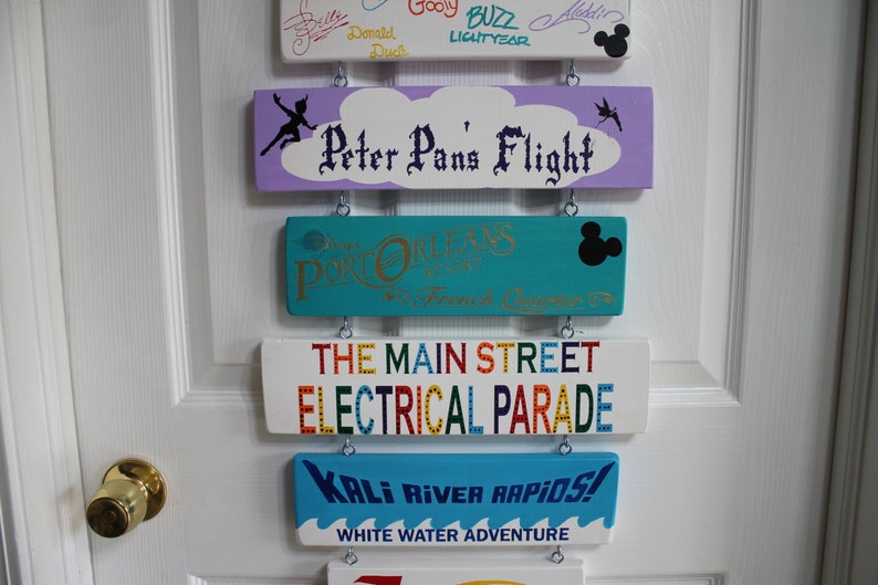 Hand Painted Disney Sign Completely Custom to Your Favorite | Etsy