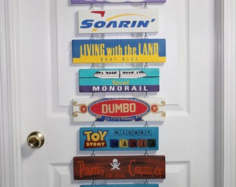 Hand Painted Disney Sign Completely Custom to Your Favorite | Etsy