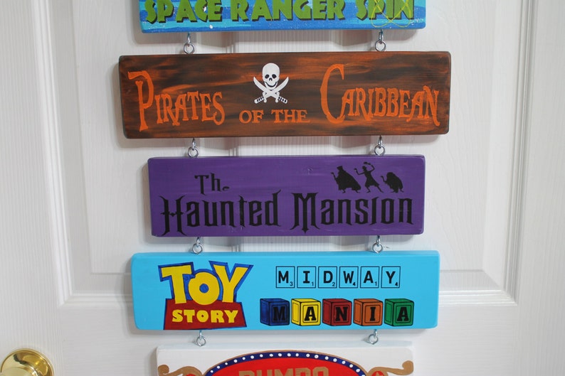 Hand painted Disney sign completely custom to your favorite | Etsy