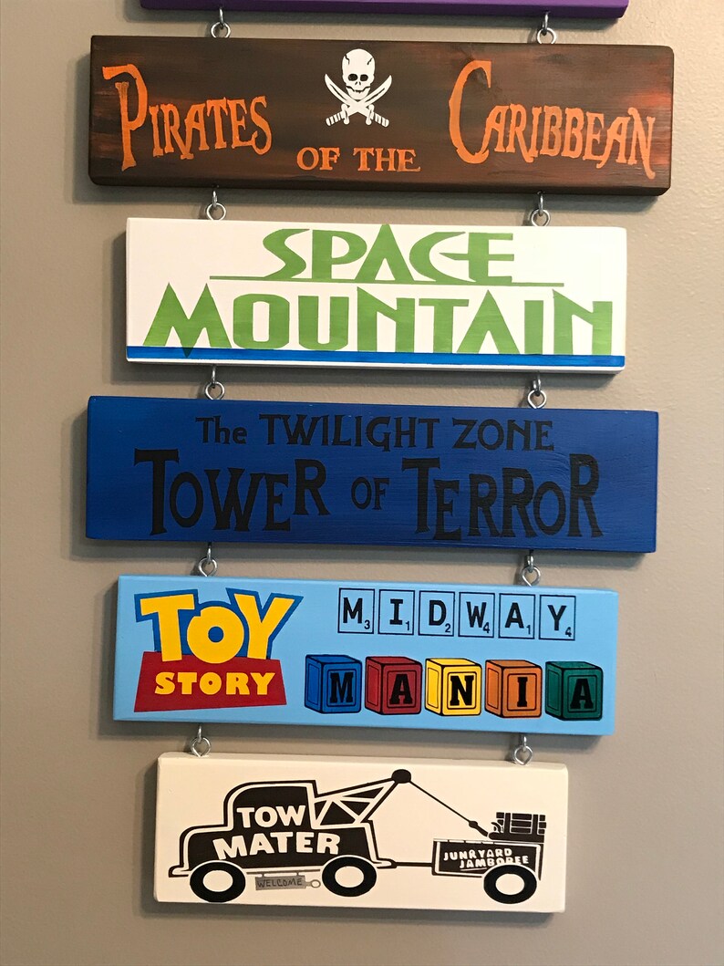 Hand painted Disney sign completely custom to your favorite | Etsy