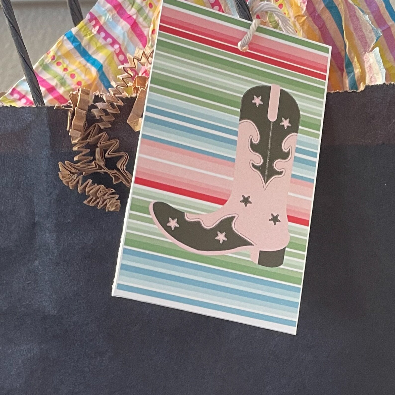 Western Gift Tag - Business Branding - Wedding Favor - Gift Accessory ...