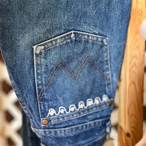 Hand Embroidered Floral Wrangler Jeans Size 3 Cut Offs - Etsy