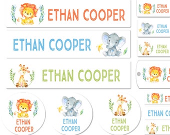 Jungle Name Label - Etsy