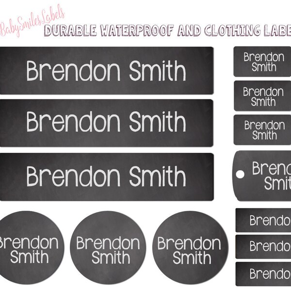 Chalkboard Name - Etsy