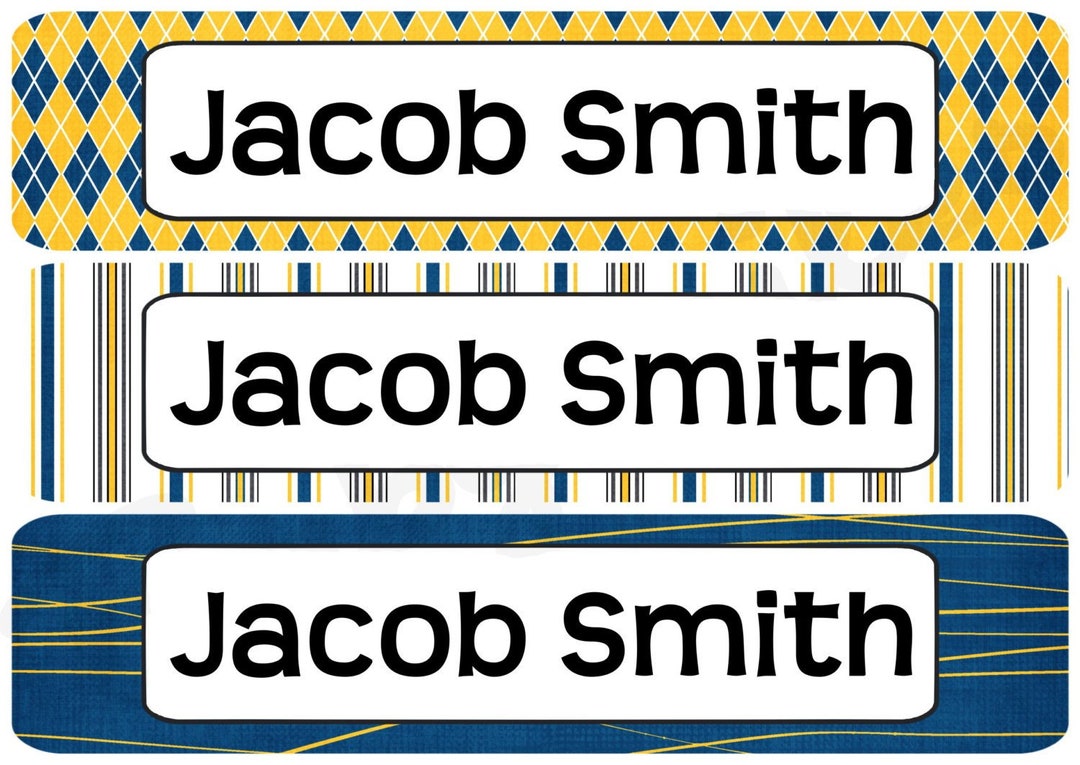Personalized Waterproof Labels Waterproof Stickers Name Label ...