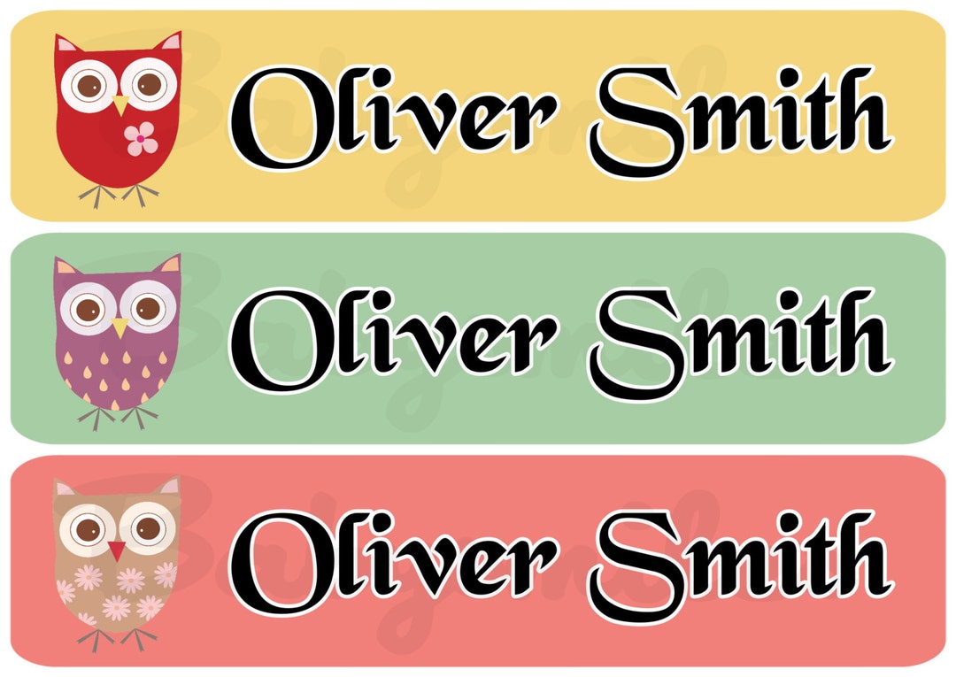 Iron on Clothing Labels Laundry Safe Name Label Daycare Label School ...