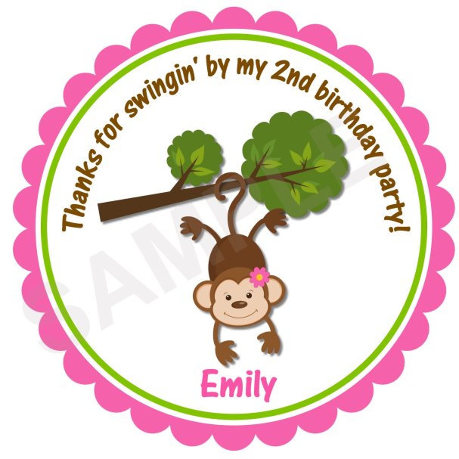 Personalized Birthday Party Stickers Party Favor Stickers - Etsy