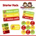 Starter Label Pack - Personalized Waterproof Labels Shoe Labels ...