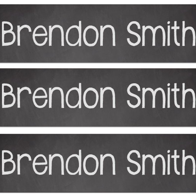Chalkboard Name - Etsy