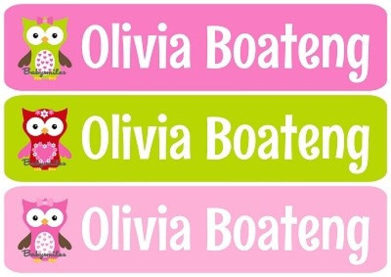 Personalized Waterproof Labels Waterproof Stickers Name Label - Etsy