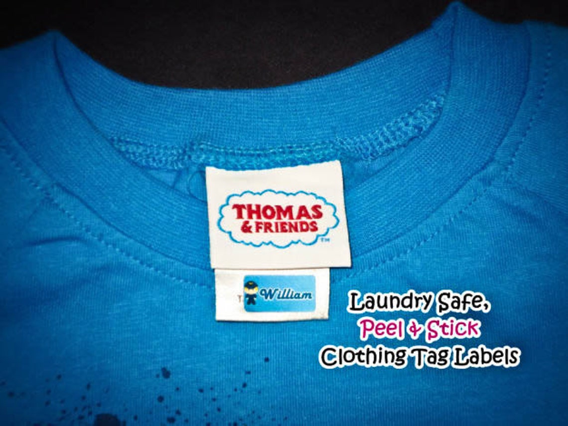 CLOTHING TAG Labels Clothing Label Laundry Safe Peel and Stick Laundry ...