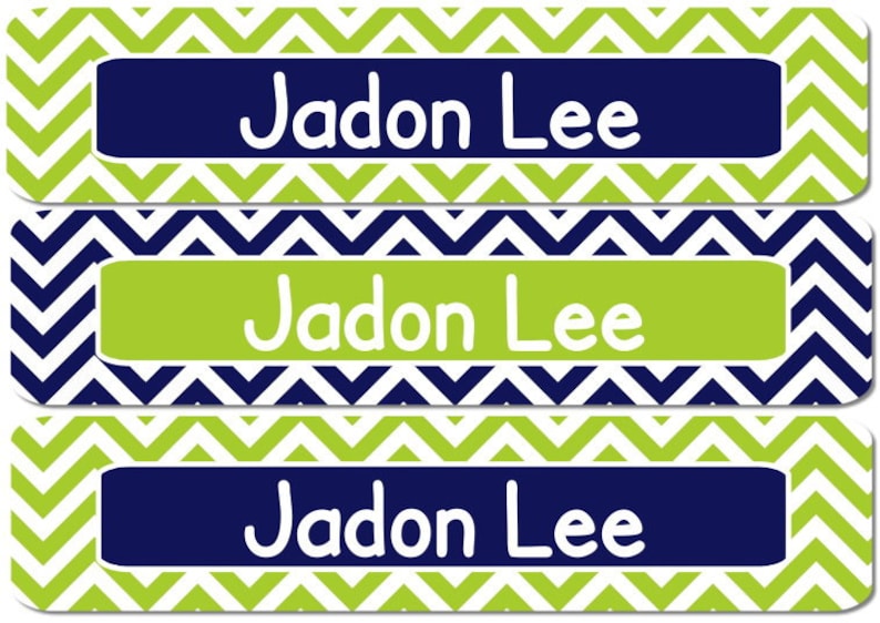 Personalized Waterproof Name Labels Waterproof Stickers Name - Etsy