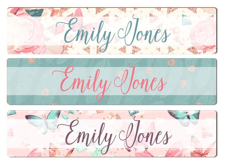 Girl Name Labels Waterproof Labels Daycare Labels Clothing - Etsy