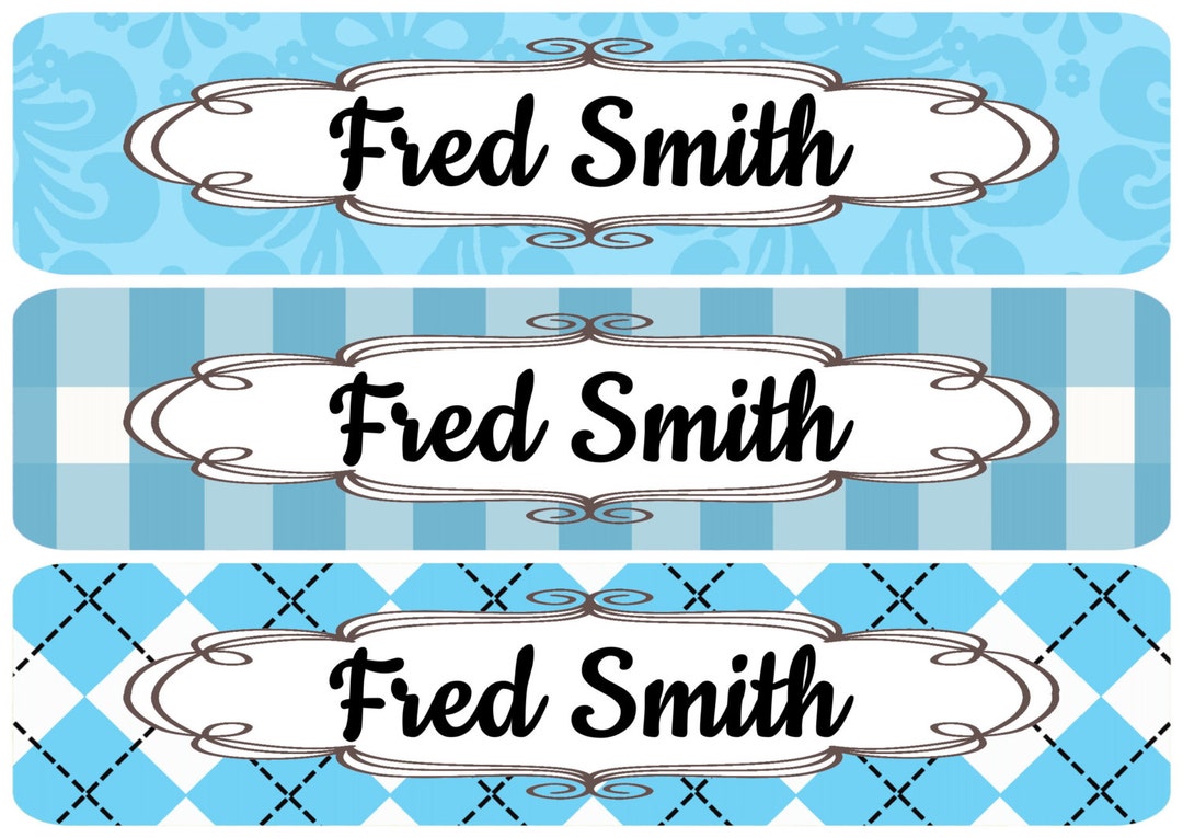 Personalized Waterproof Labels Waterproof Stickers Name Label ...