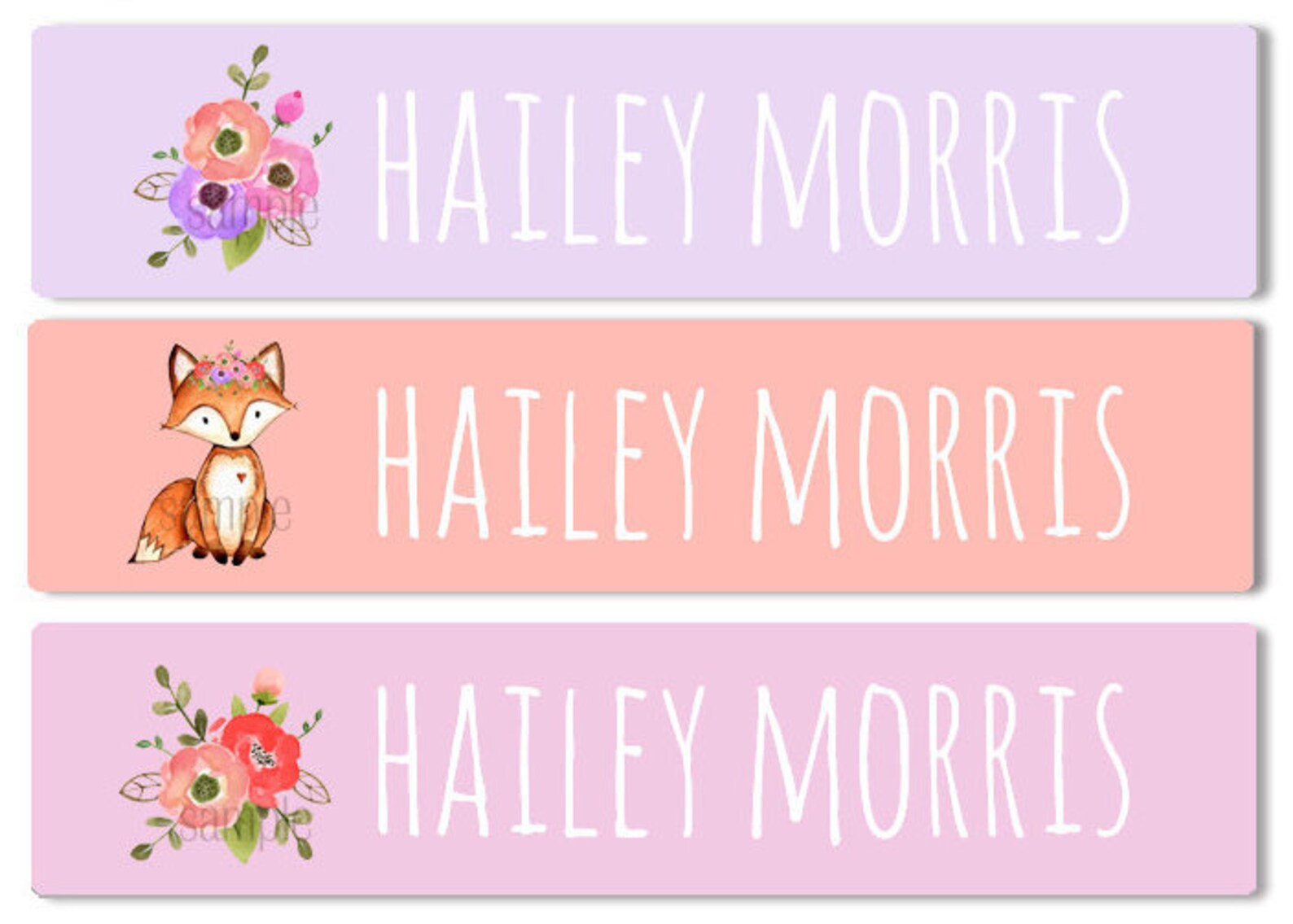Waterproof Name Labels School Name Labels Girl Labels Clothing - Etsy