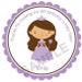 Princess Personalized Birthday Stickers Party Favor Stickers Kids ...