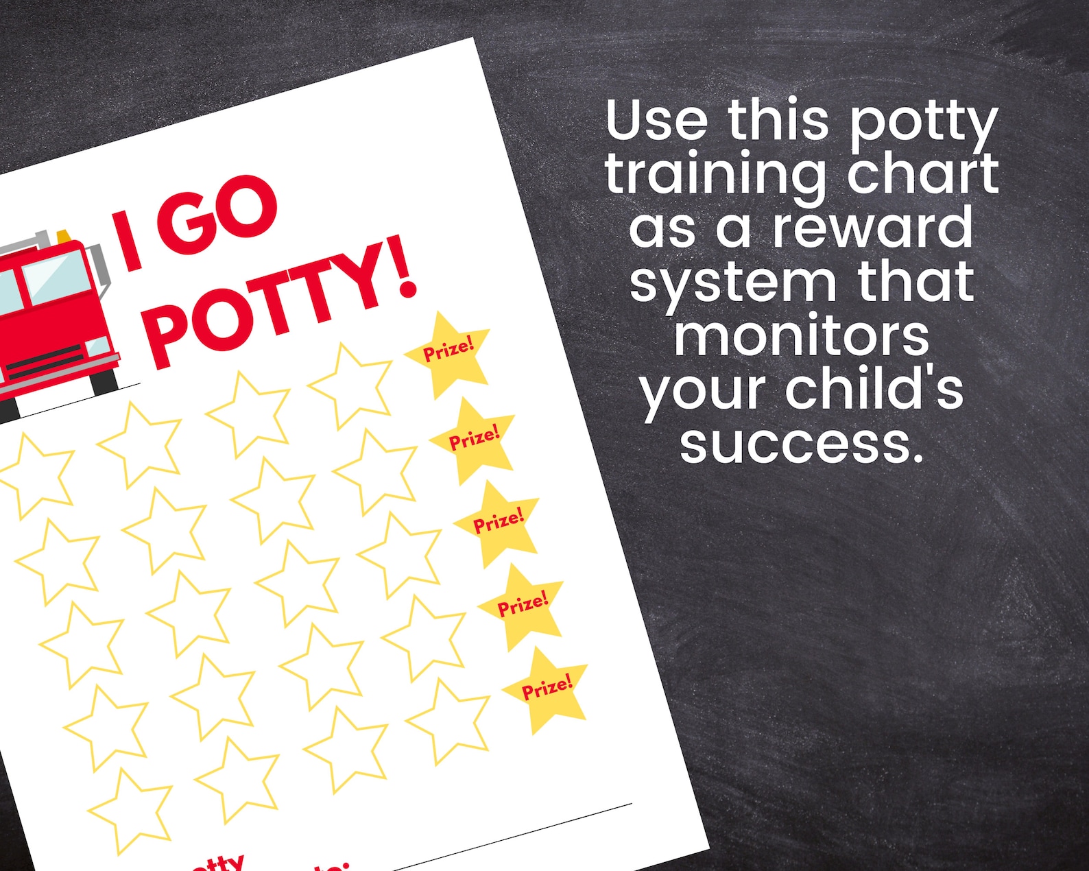 Potty Training Chart | Potty Sticker Chart | Potty Training Printable ...