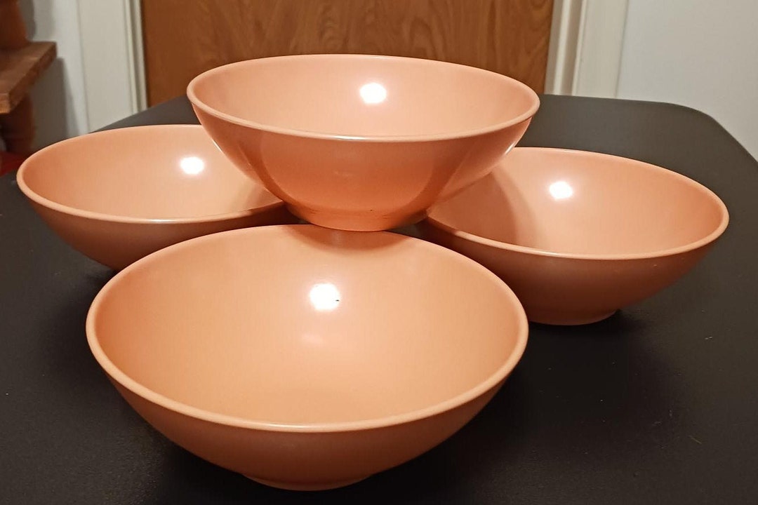 Cereal Dessert Bowls Sun Valley Melmac Retro Pink Berry Vintage - Etsy