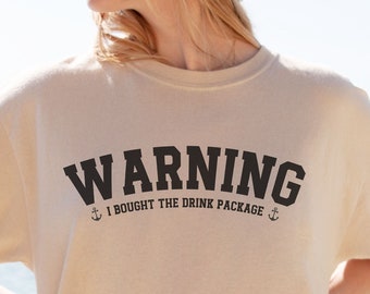 Funny Drink Package Shirt. Cruise Shirt. Cruise Gift. Funny Cruise T ...