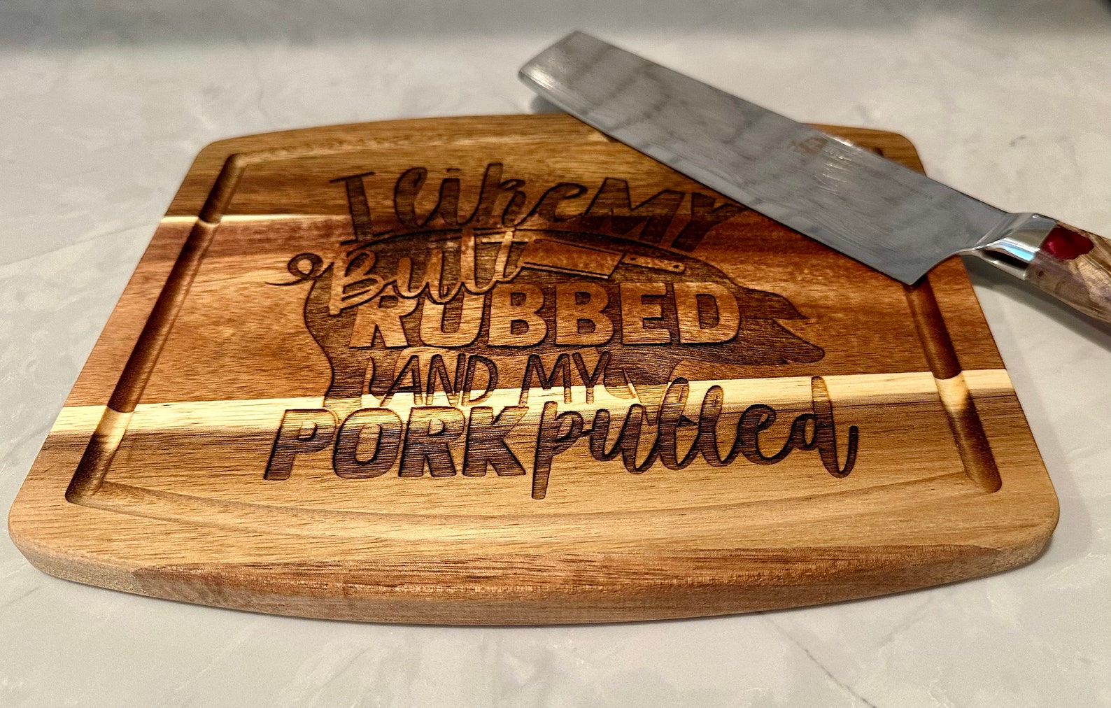 Custom Cutting Board/gift for Him/fathers Day/ Bbq/pulled Pork Funny ...