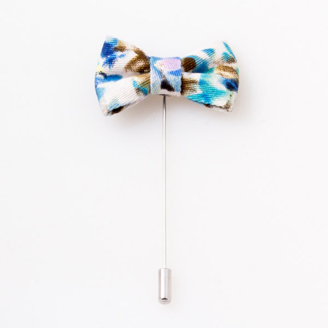 Moonlight Bow Tie Lapel Pin - Etsy