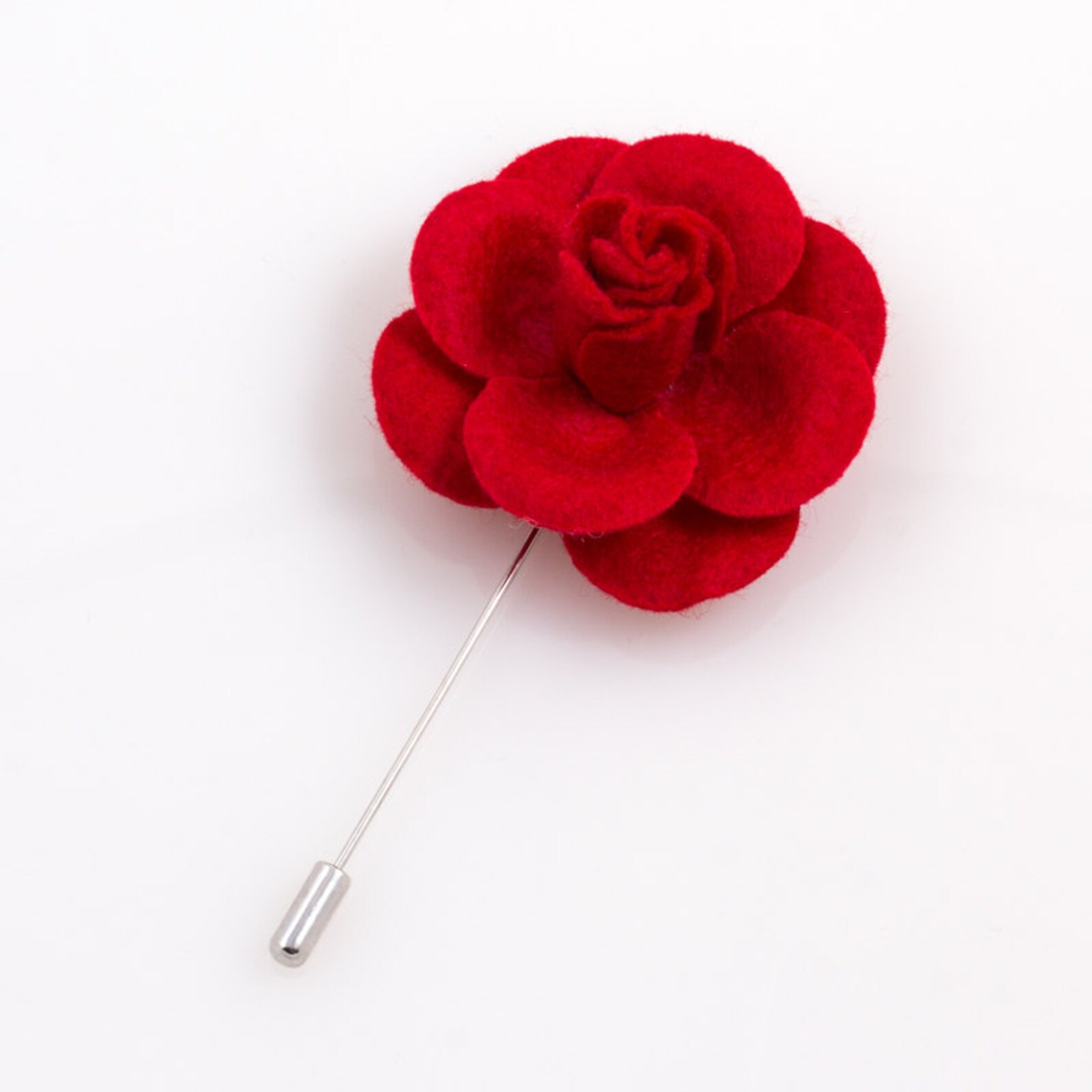 Red Lapel Flower - Etsy