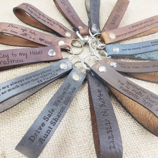 Engraved Key Chain - Etsy