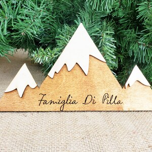Personalized Mountain Sign Wood Welcome Sign Custom Wood Sign Rustic ...