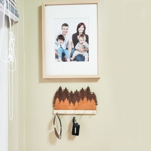 Key Ring Holder Family Key Holder Home Key Rack Couples Key - Etsy