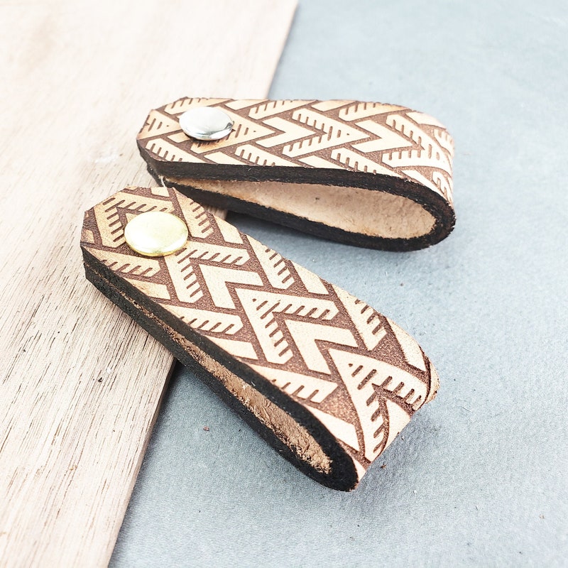 Leather Drawer Pulls - Etsy