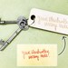 Personalised Handwriting Key Chain Engraved Custom Handwritten Gift ...