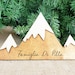 Personalized Mountain Sign Wood Welcome Sign Custom Wood Sign Rustic ...